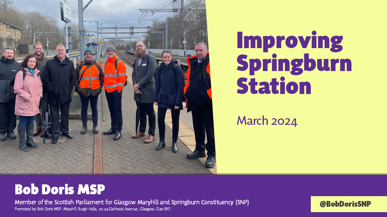 Bob Doris for Maryhill and Springburn - In Parliament